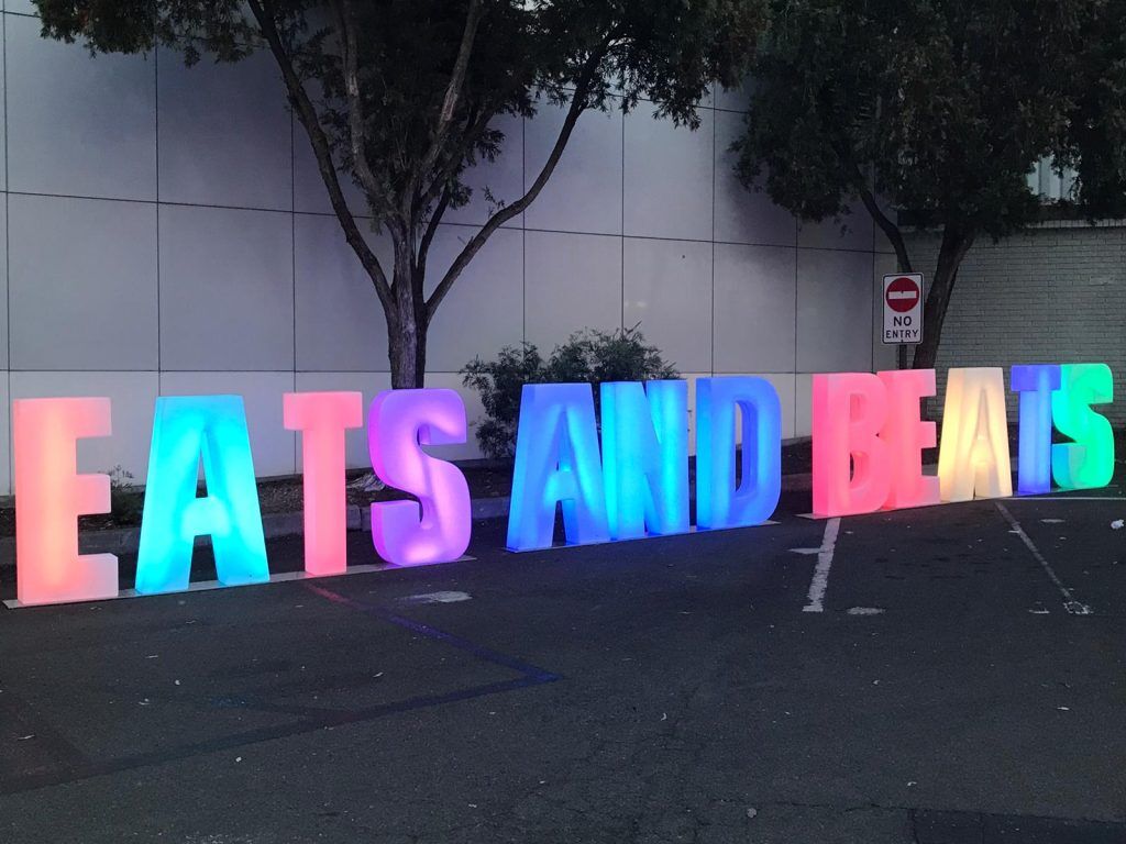 LED Glow Letter Hire - Light up Letters Sydney