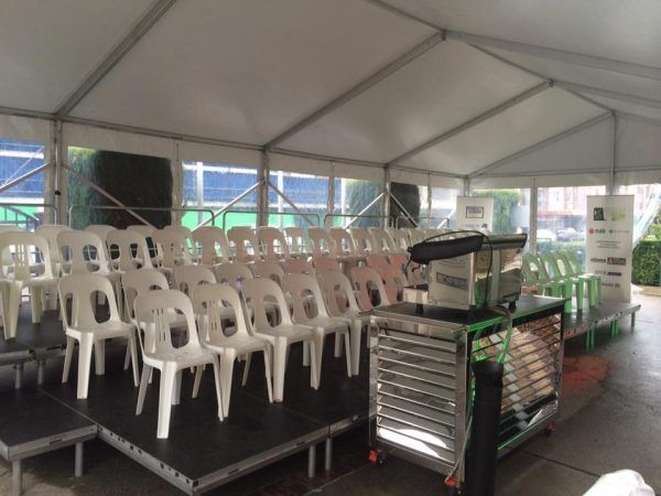 White Plastic Stackable Chair Hire | Event Hire Co