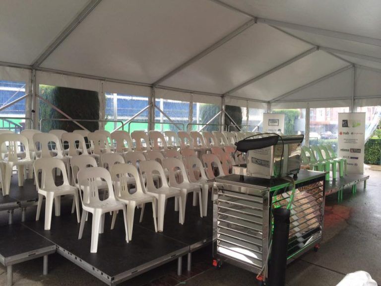 White Plastic Stackable Chair Hire | Event Hire Co