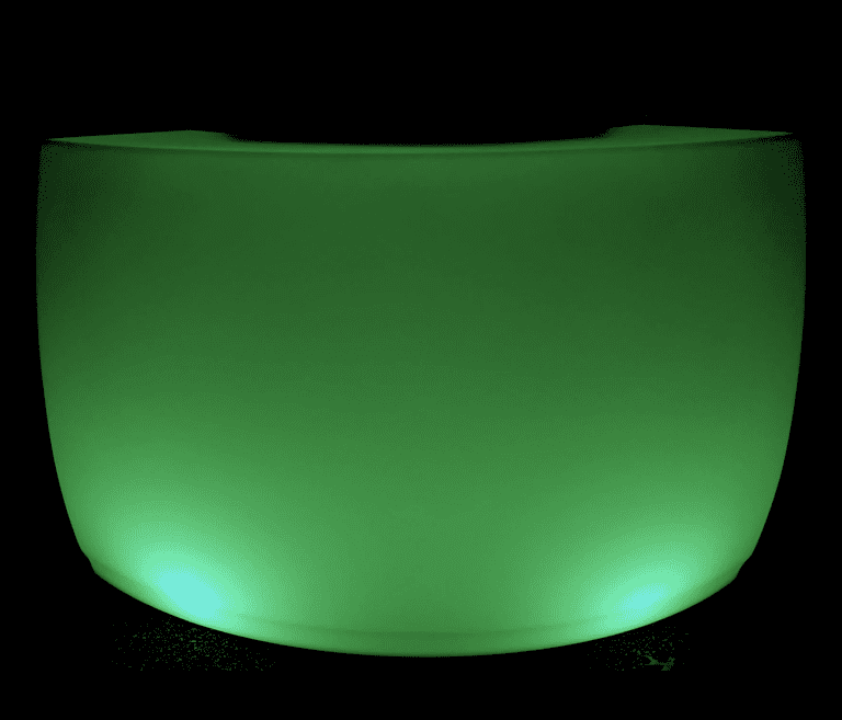 Curved Glow Bar Hire | Glow Bars for Parties